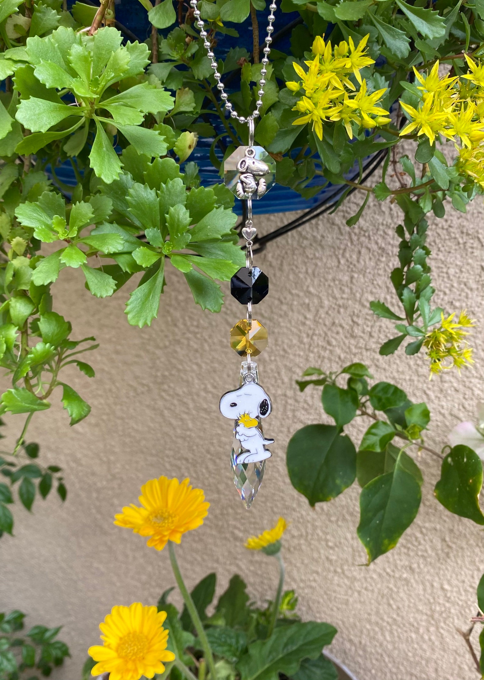Snoopy Ornament Bling Sun Catcher Car Hanger - Etsy