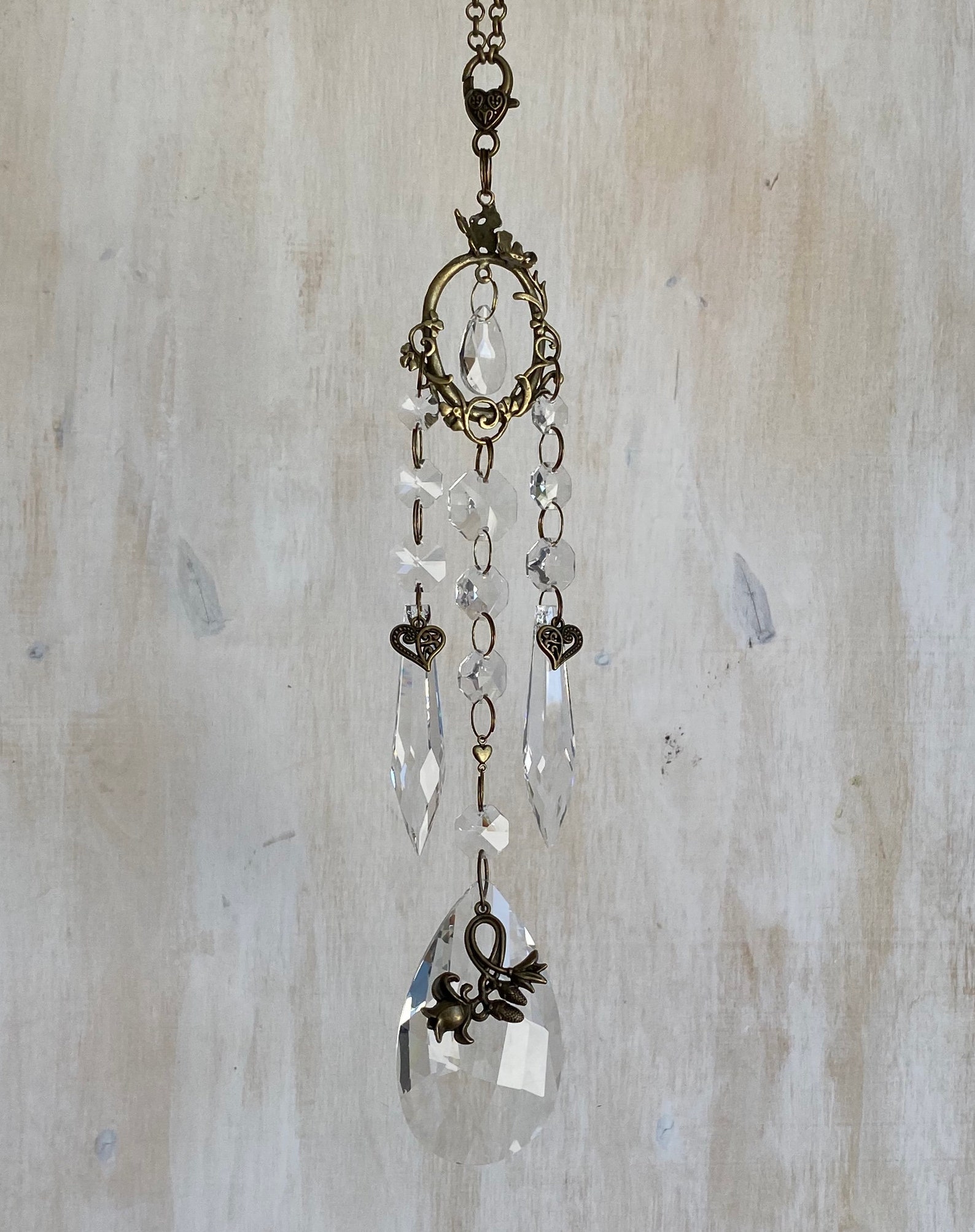 Beautiful Hand Strung Victorian Mobile With Large Crystal - Etsy