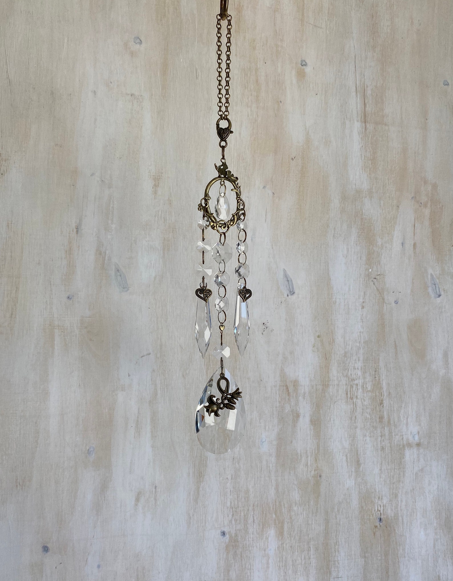 Beautiful Hand Strung Victorian Mobile With Large Crystal - Etsy