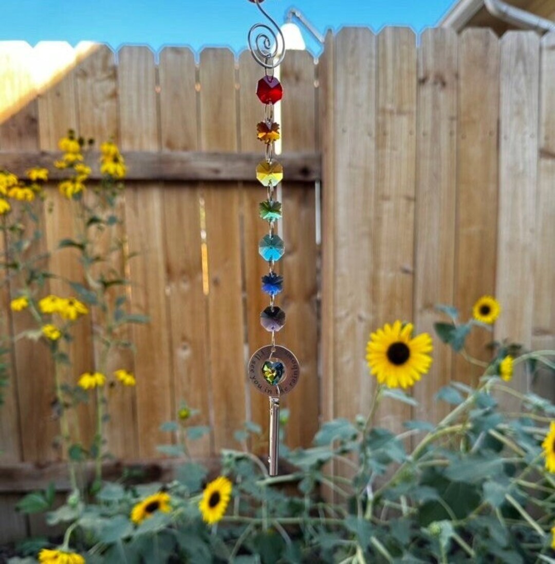 Chakra Rainbow Urn, Crystal Keepsake Urn. "i'll See You in the Rainbows ...
