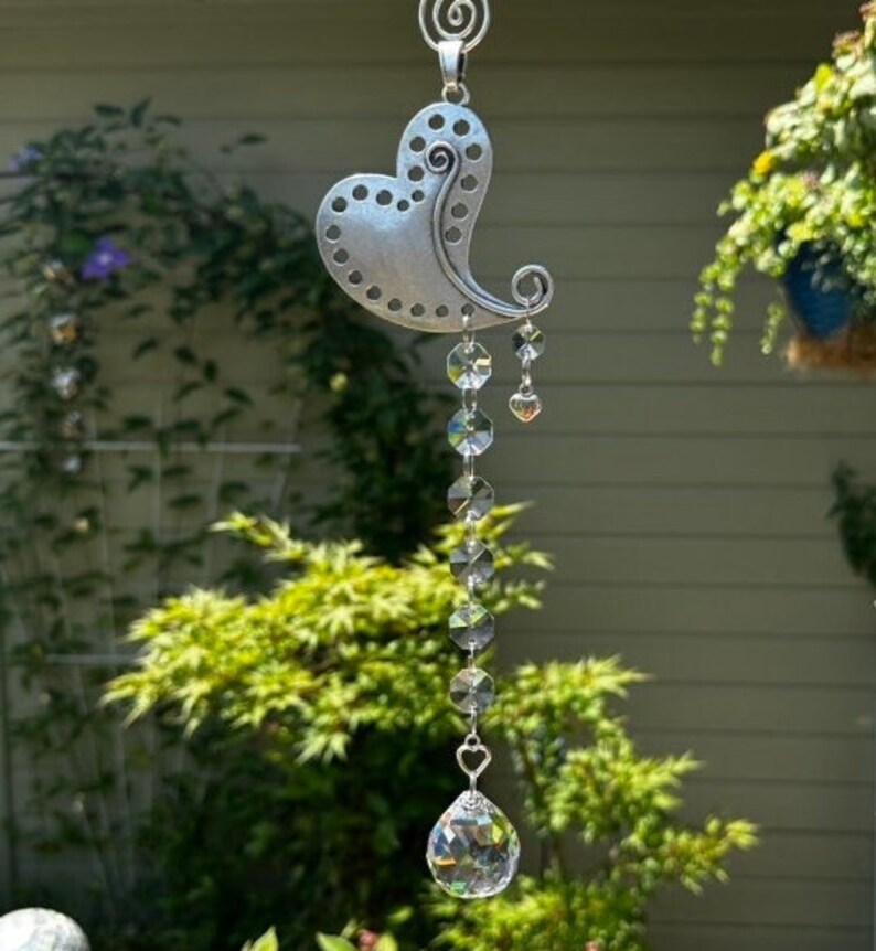 Crystal Heart Suncatcher -4 Styles - Etsy