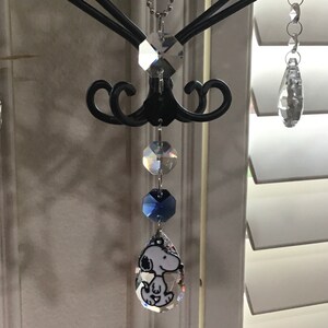 Snoopy Bling Sun Catcher Car Hanging Ornament - Etsy