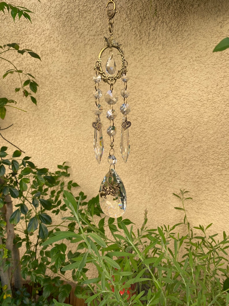 Beautiful Hand Strung Victorian Mobile With Large Crystal - Etsy