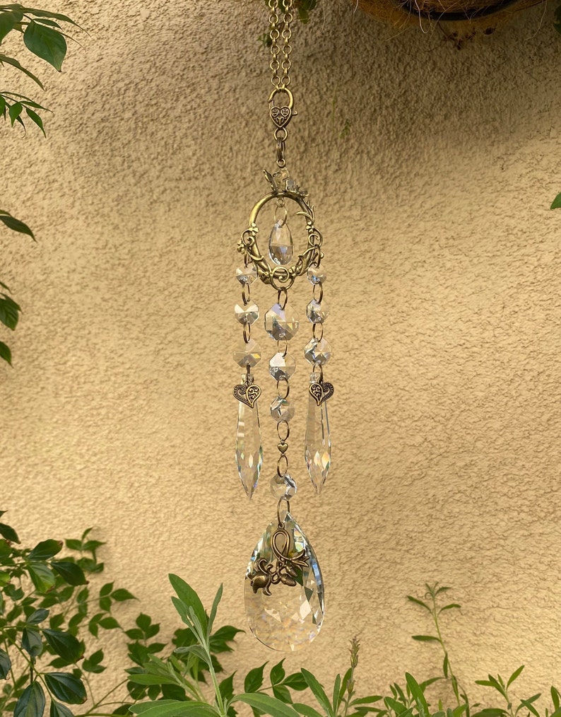Beautiful Hand Strung Victorian Mobile With Large Crystal - Etsy