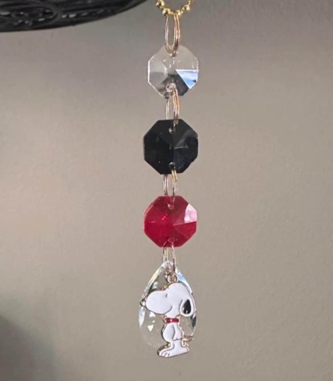 Snoopy Bling Sun Catcher Car Hanging Ornament - Etsy