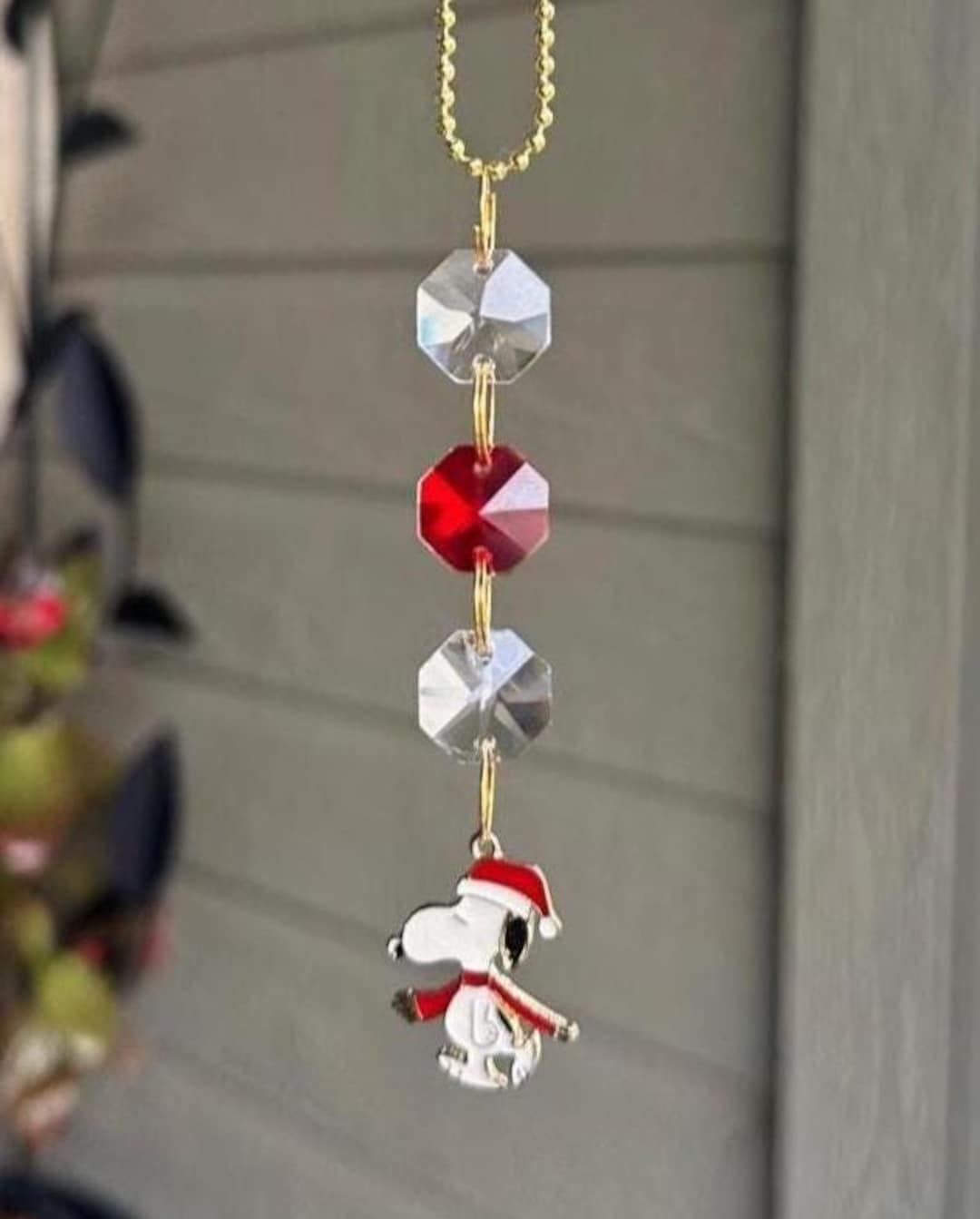 Snoopy Bling Winter Scarf and Hat Suncatcher Ornament, Peanuts Snoopy ...