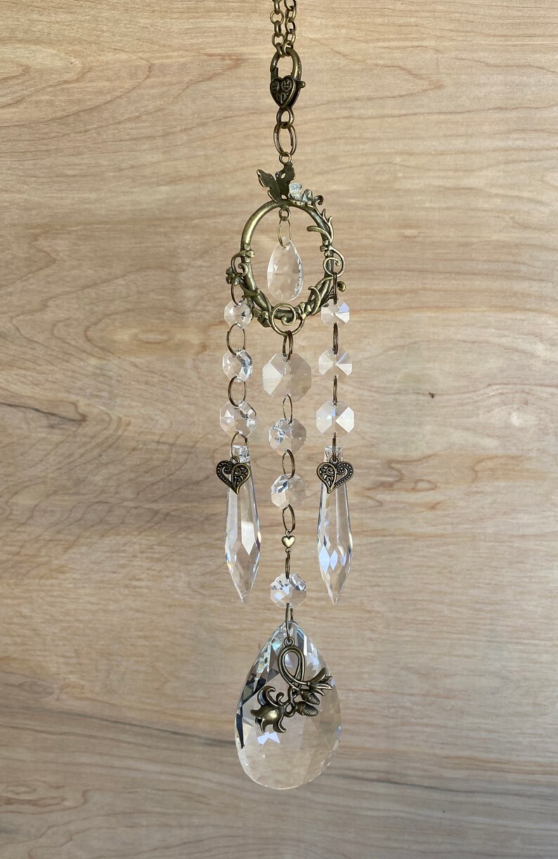 Beautiful Hand Strung Victorian Mobile With Large Crystal - Etsy