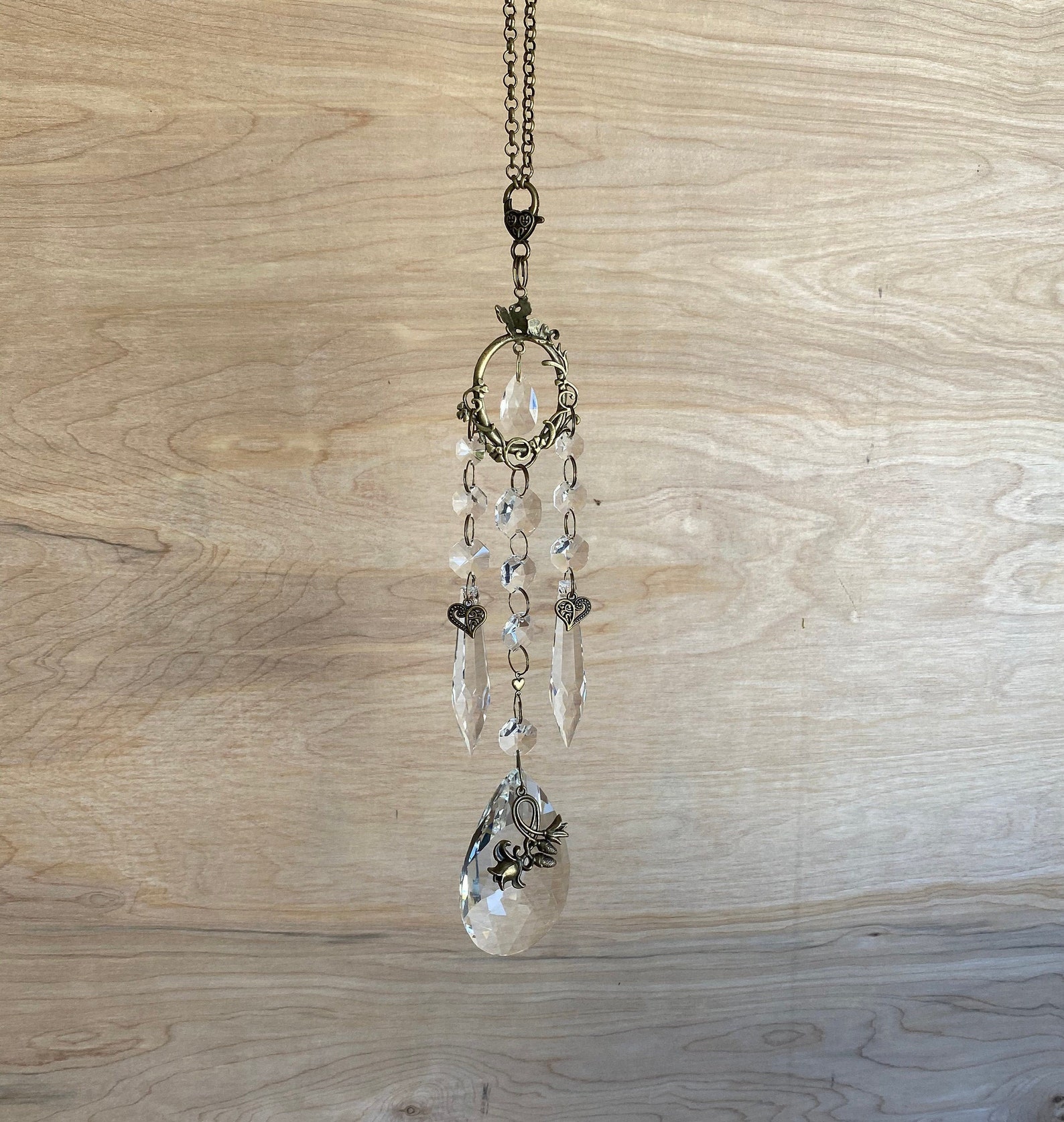 Beautiful Hand Strung Victorian Mobile With Large Crystal - Etsy