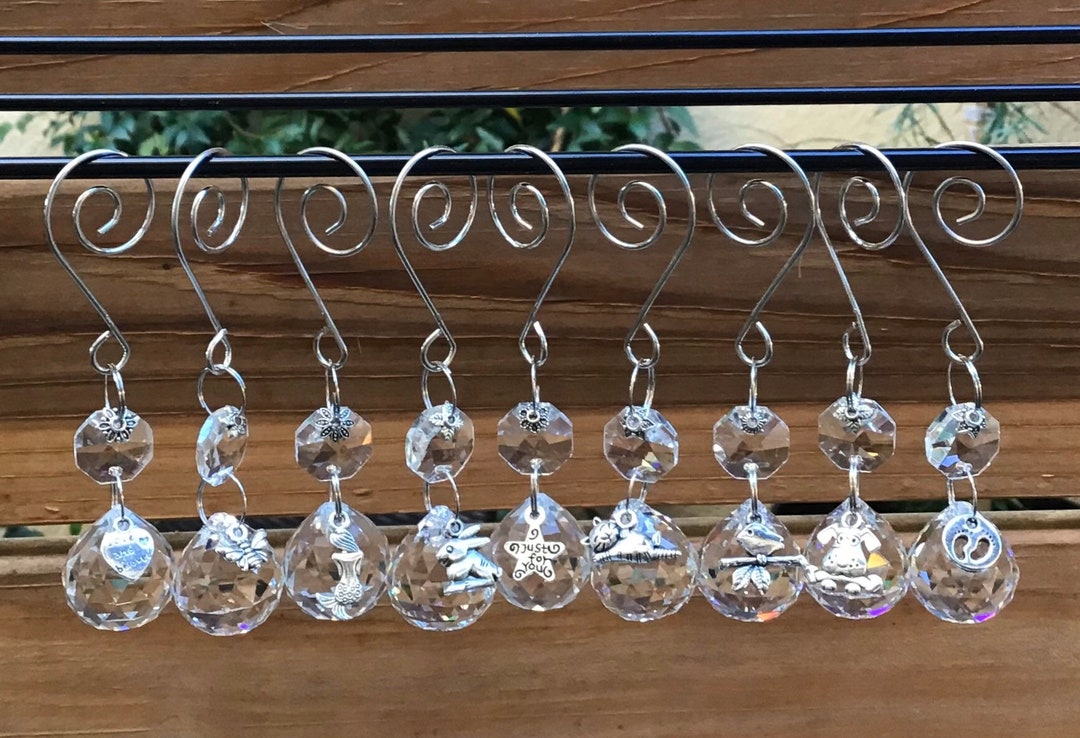 Crystal Ball Party Favor Sun Catcher, Wine Bottle Tie, Small Gift - Etsy