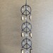 Iron Peace Sign Crystal Wind Chime Sun Catcher - Etsy