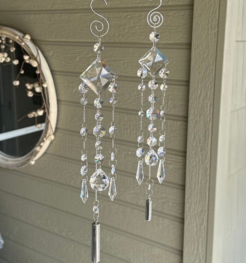 Crystal Ball Urn Suncatcher Mobile Memorial Suncatcher - Etsy