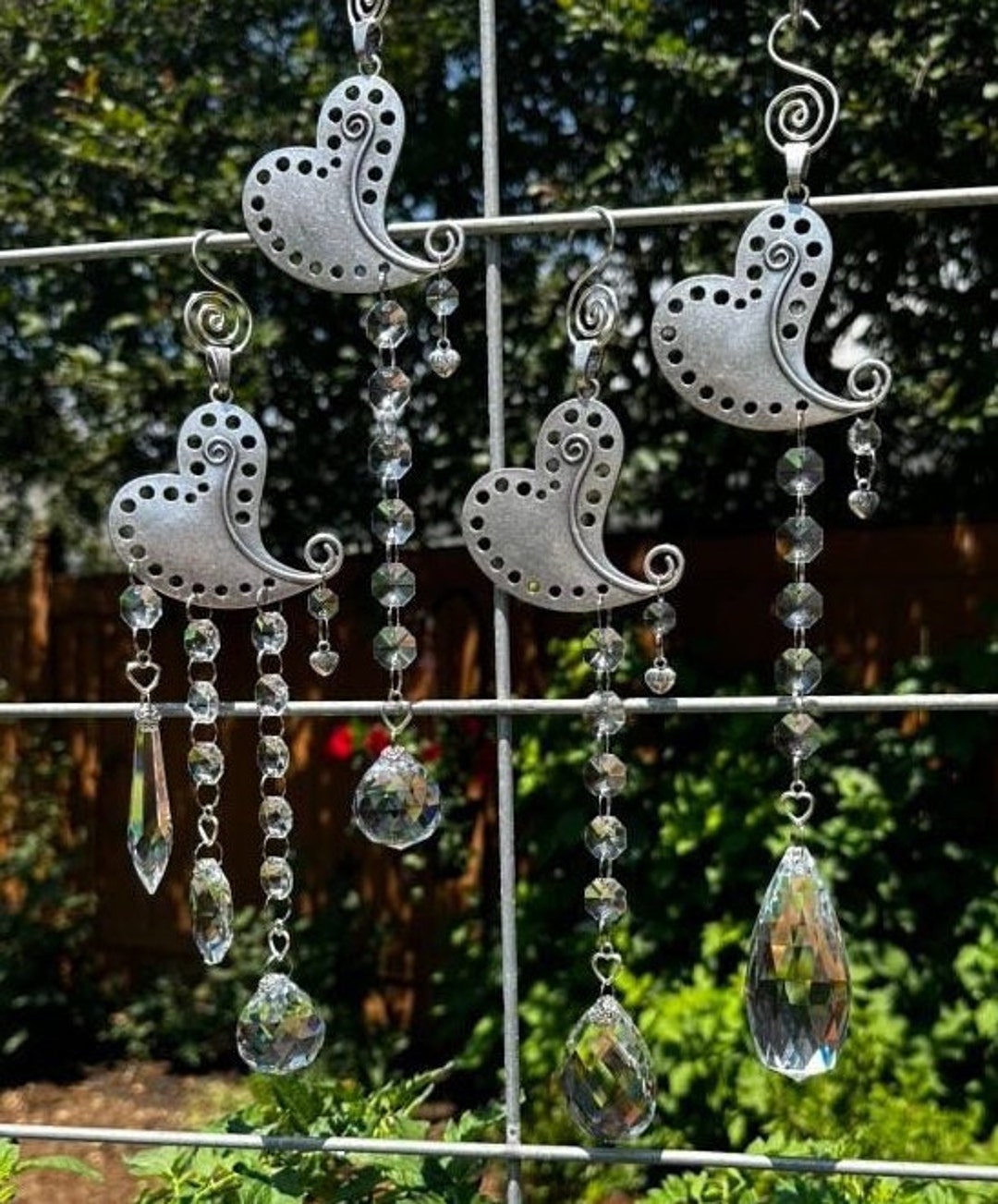 Crystal Heart Suncatcher -4 Styles - Etsy