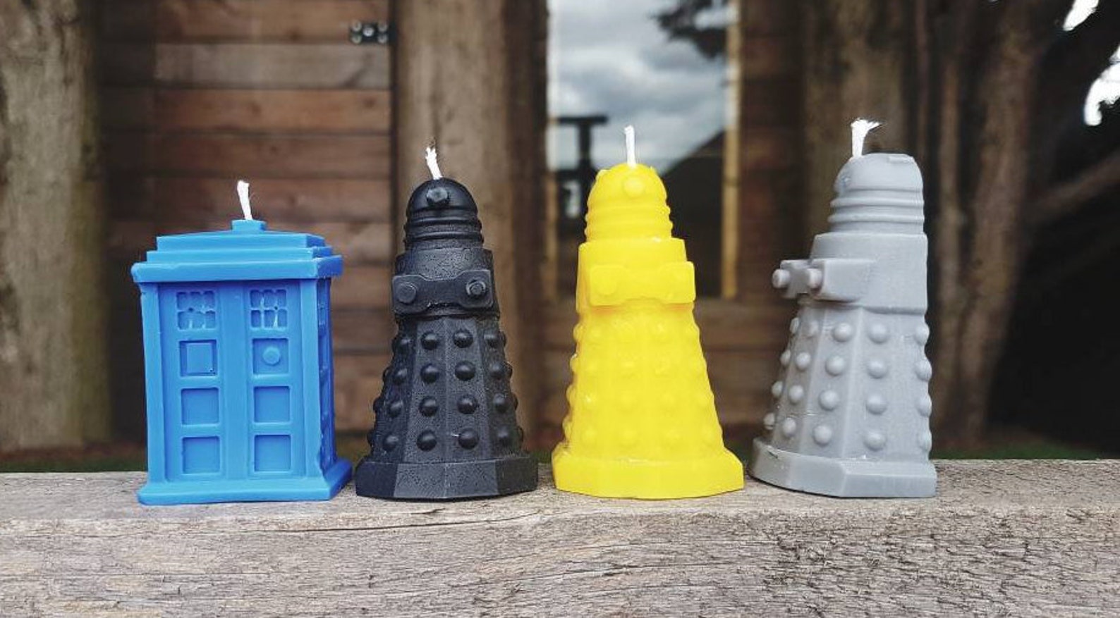 2 X Dr Who Candle Dr Who Birthday Candle Tardis Candle | Etsy