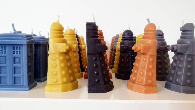 2 X Dr Who Candle Dr Who Birthday Candle Tardis Candle | Etsy