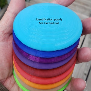 Personalized 3D Printed Disc Golf Mini Marker Disc - Etsy