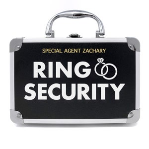 RING SECURITY Briefcase With Ring Holder Inside - Ring Bearer Case ...