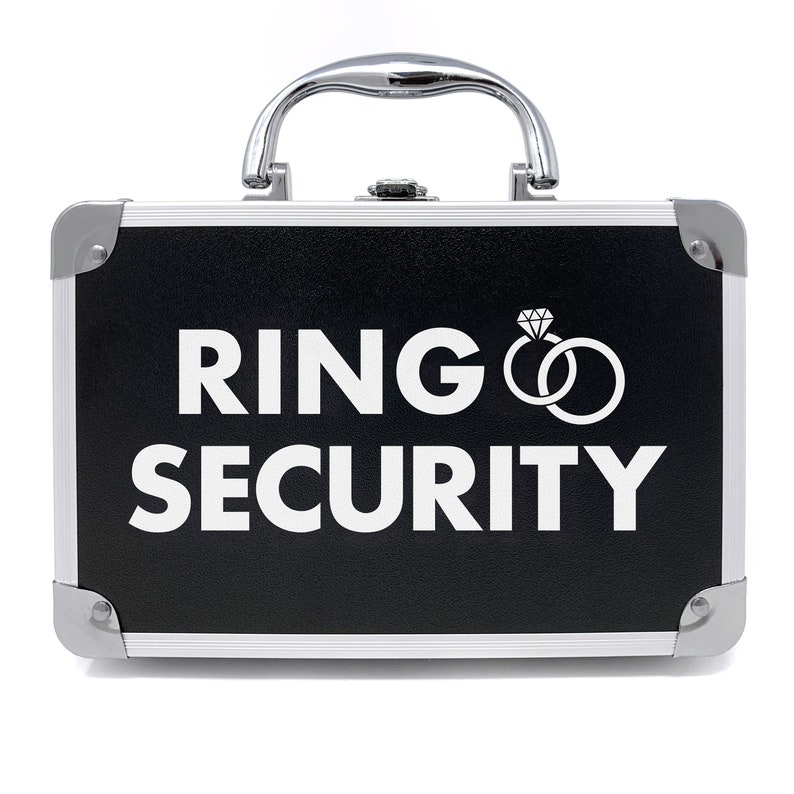 RING SECURITY Briefcase With Ring Holder Inside Ring Bearer - Etsy