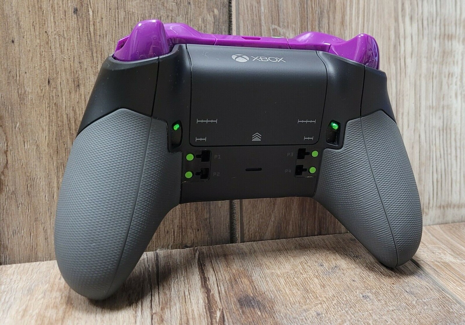 Xbox One Elite Wireless Controller Custom Ombre & Splatter Blue Led W ...