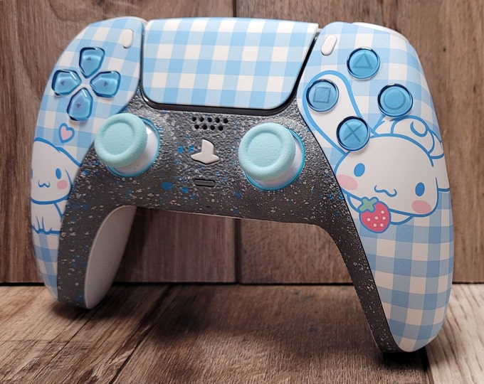 Wow Playstation/ps5 Custom Controller Cinnamoroll Pastel Blue /with ...