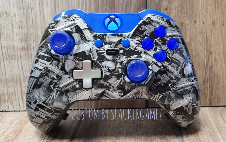 Xbox One Elite Wireless Controller Custom HYDRO DIP GUNS Face - Etsy