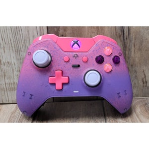 WOW Xbox One Elite Wireless Controller Custom Ombre/splat Face Plate ...