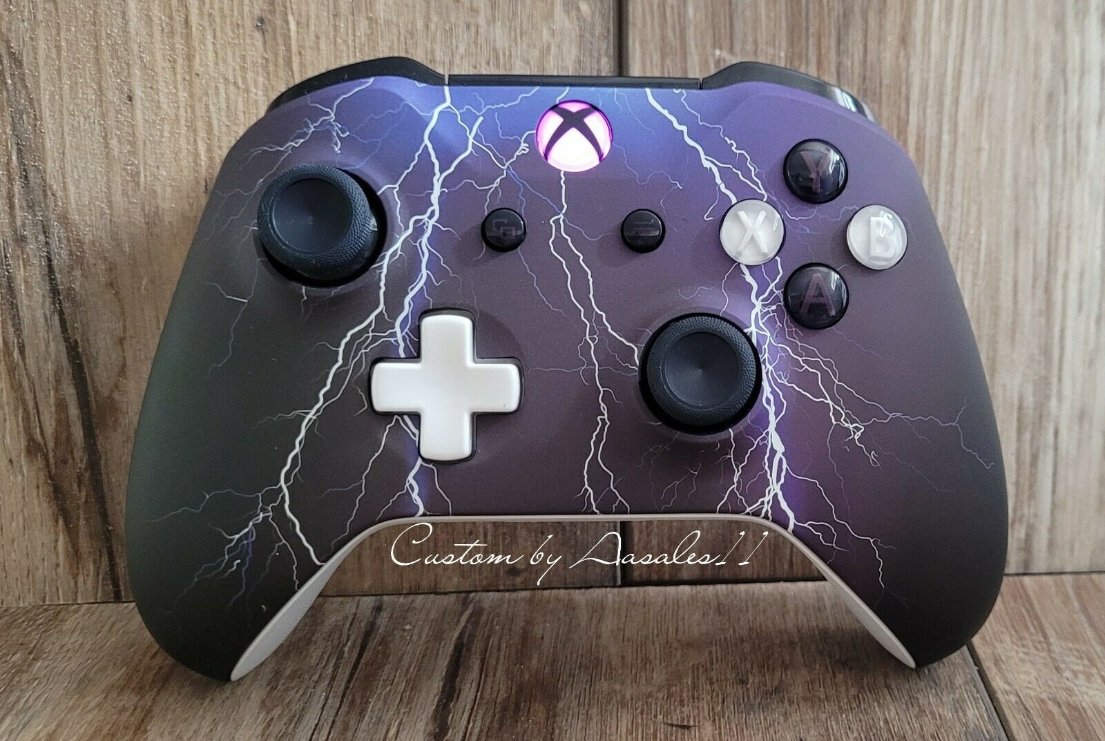 Xbox one s model 1708 wireless controller custom thunder soft | Etsy