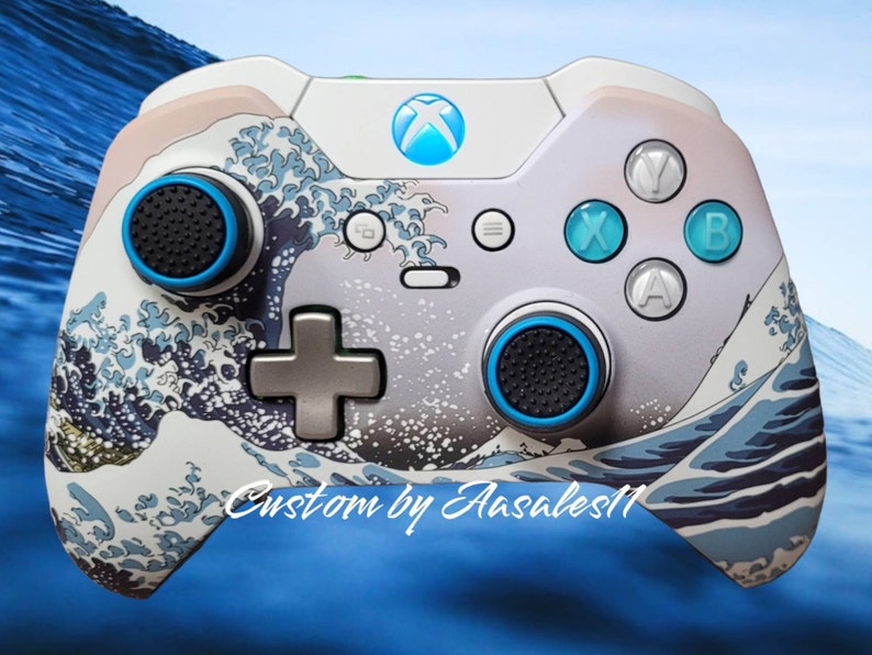 Xbox One Elite Wireless Controller Custom Water Wave Soft - Etsy