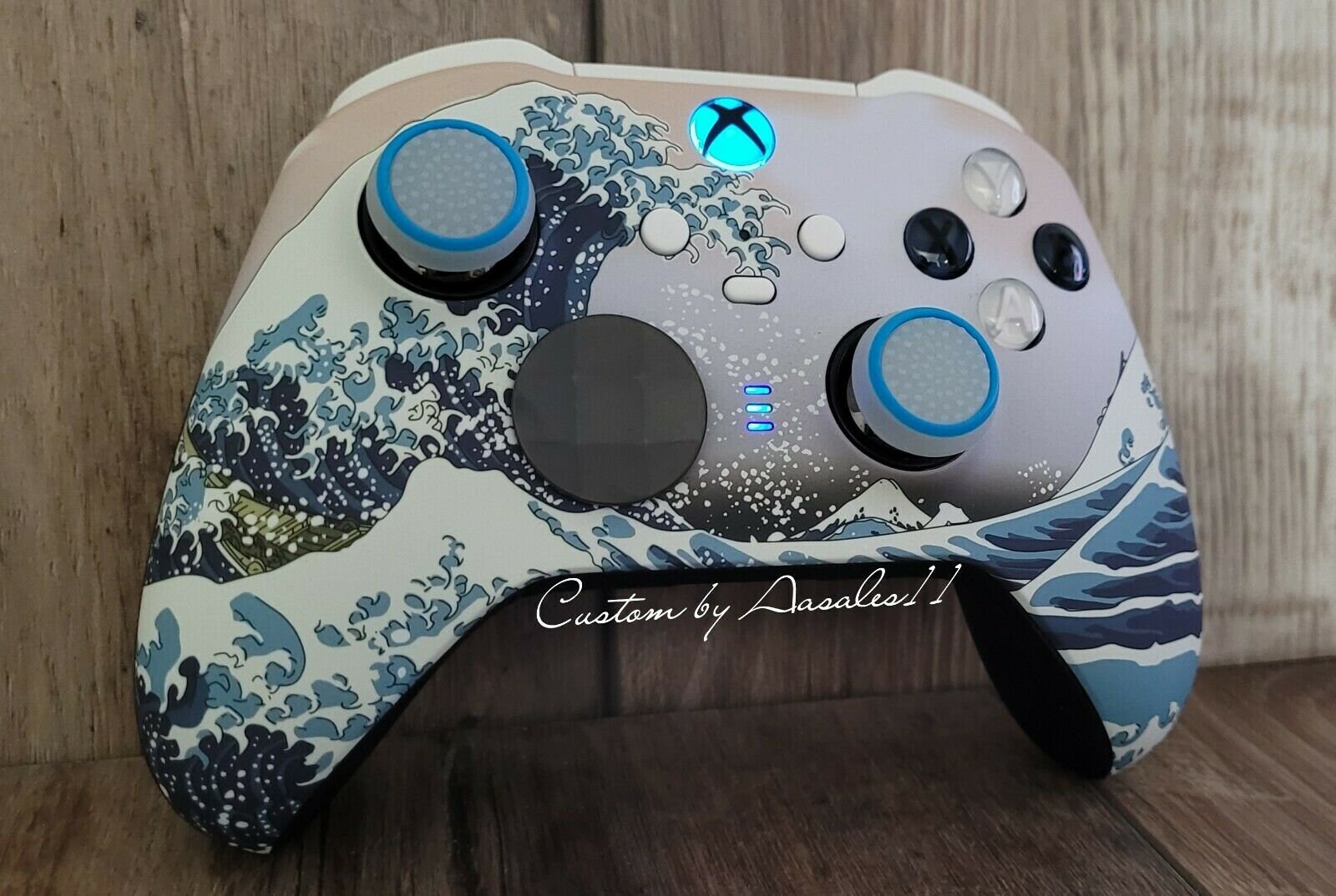 Xbox elite series 2 wireless controller custom water wave | Etsy