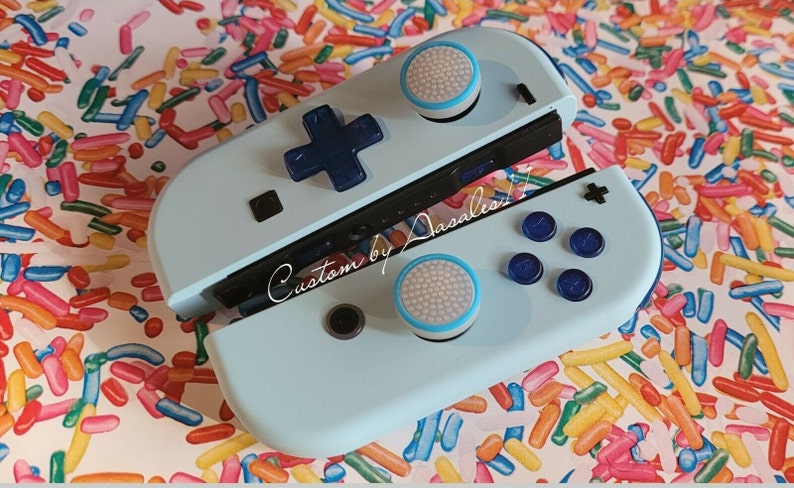 Nintendo Switch Joy-con Controllers Custom Pastel Blue Soft - Etsy