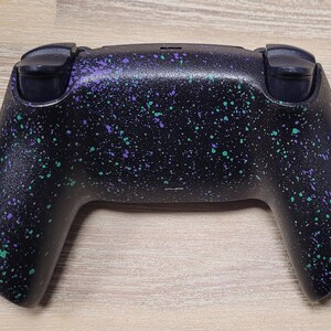 WOW Playstation/ps5 Custom Controller Joker W/multi Color Splatter ...