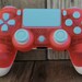 Playstation Ps4 Custom Miami Vice Controller Pastel Blue - Etsy
