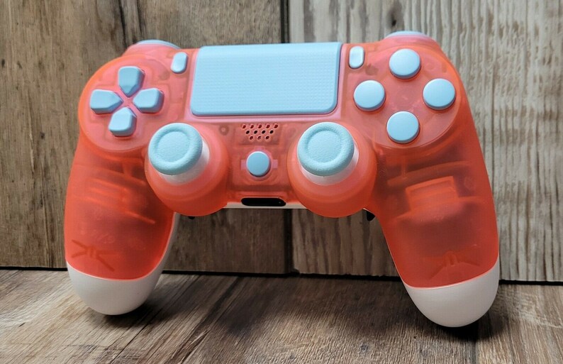 Playstation Ps4 Custom Miami Vice Controller Pastel Blue | Etsy