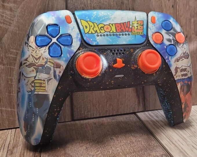 Wow Playstation/ps5 Custom Controller Dragon Ball Z With Textured - Etsy