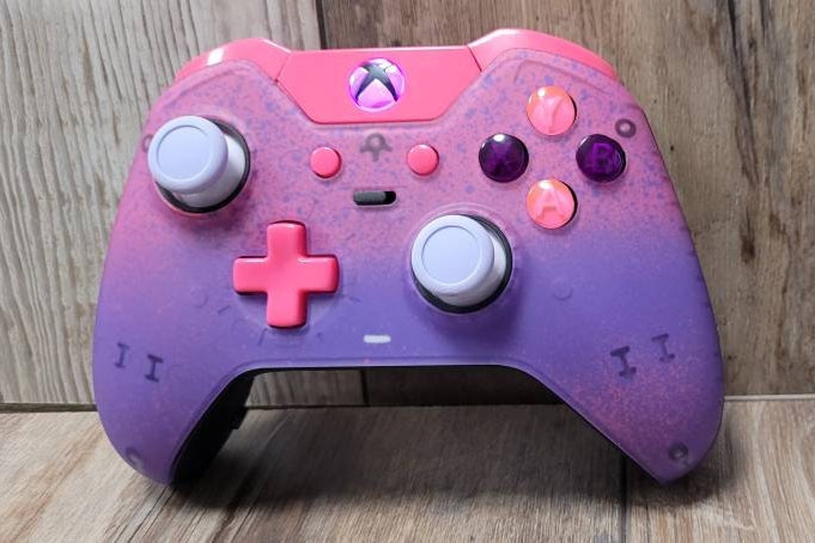 WOW Xbox One Elite Wireless Controller Custom Ombre/splat Face - Etsy