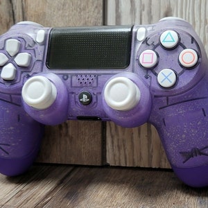 Wow Playstaion/ps4/v2 Custom Controller Purple Haze Matte Face Plate ...