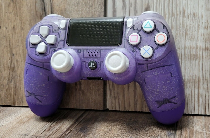 Wow Playstaion/ps4/v2 Custom Controller Purple Haze Matte Face - Etsy