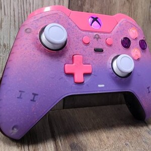 WOW Xbox One Elite Wireless Controller Custom Ombre/splat Face Plate ...