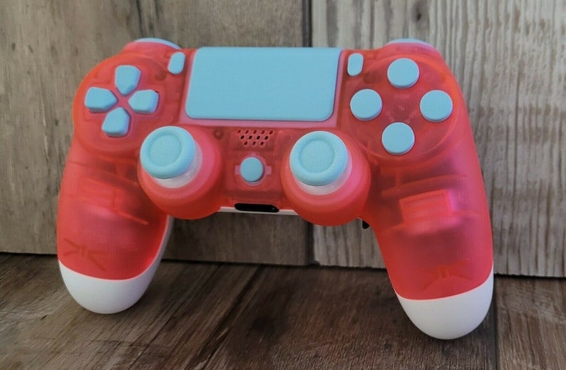 Playstation Ps4 Custom Miami Vice Controller Pastel Blue | Etsy