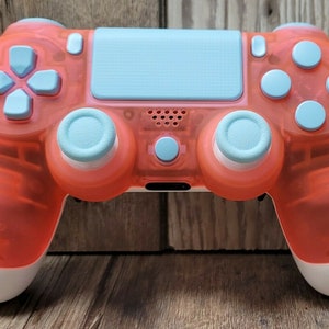 Playstation Ps4 Custom Miami Vice Controller Pastel Blue - Etsy
