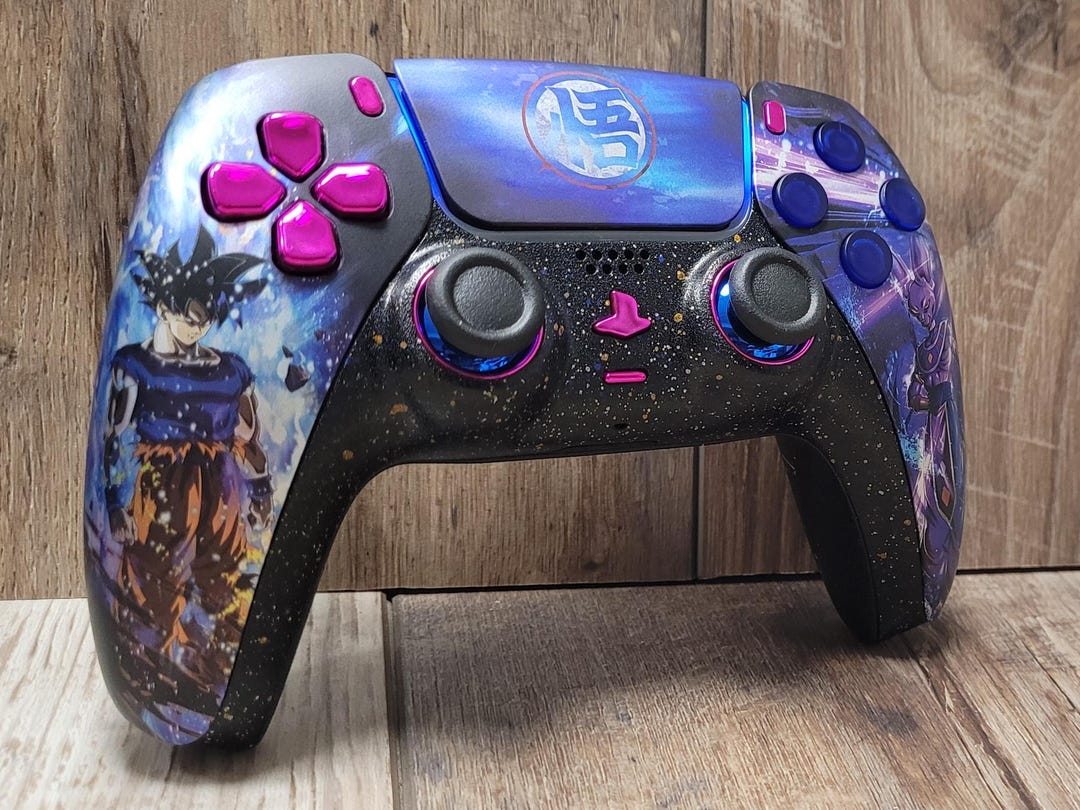 Wow Playstation/ps5 Custom Controller Dragon Ball Z Multi Color ...