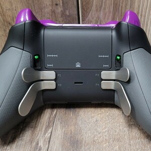 Xbox One Elite Wireless Controller Custom Ombre & Splatter Blue Led W ...