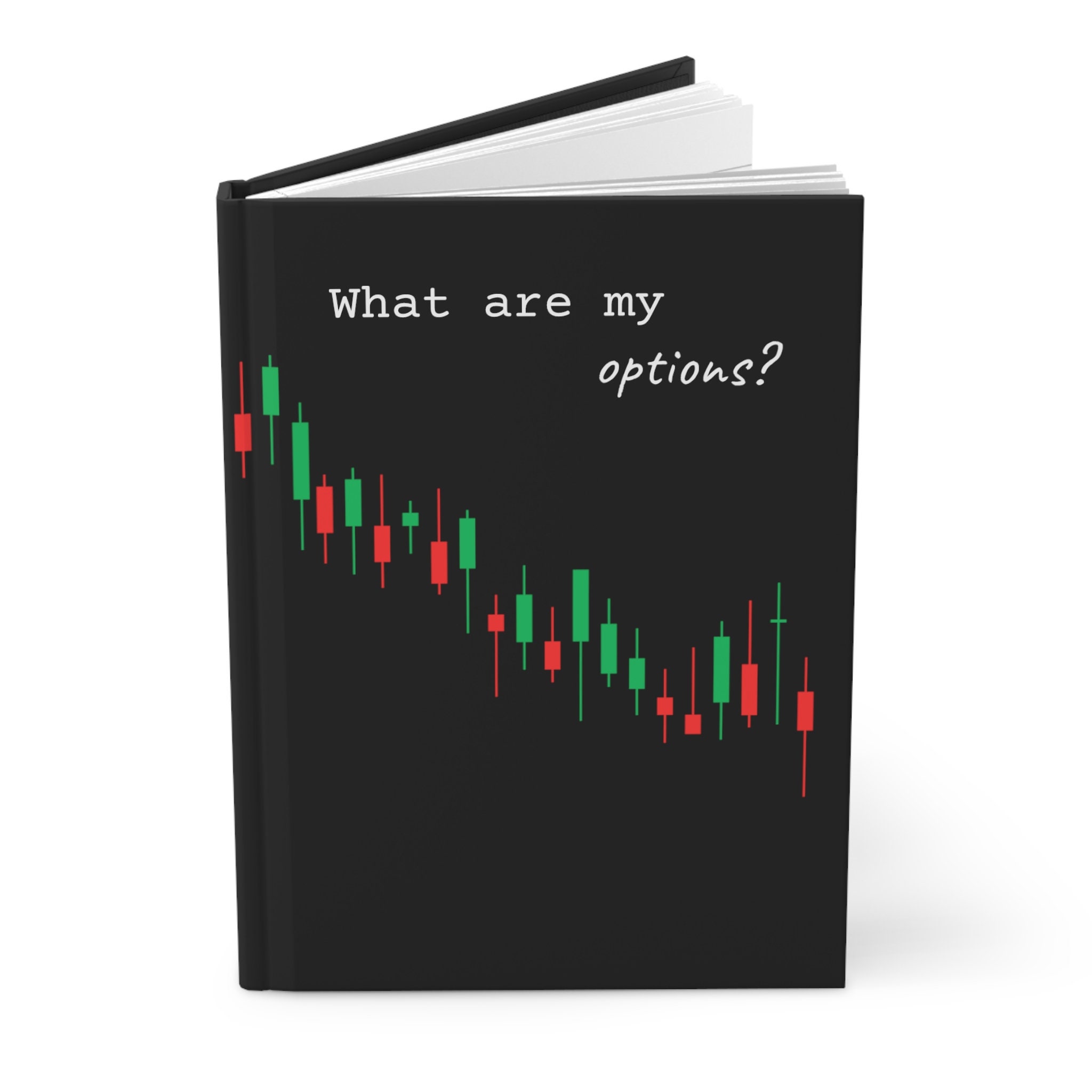 Options Trading Hardcover Journal, Stock Market Gift Notebook, Investor ...