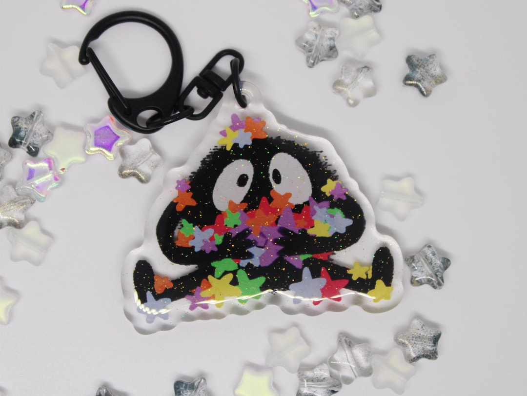Dust Sprite Acrylic Charm - Anime Merchendise - Anime Gifts - Etsy