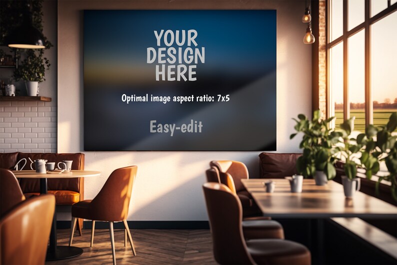 Restaurant Mockups for Art and Photography / PNG & PSD With Smart ...