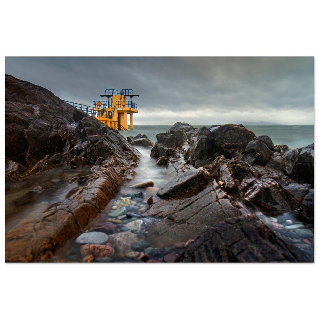 Irish Wall Art Print, Photograph of Salthilll Diving Board in Galway ...