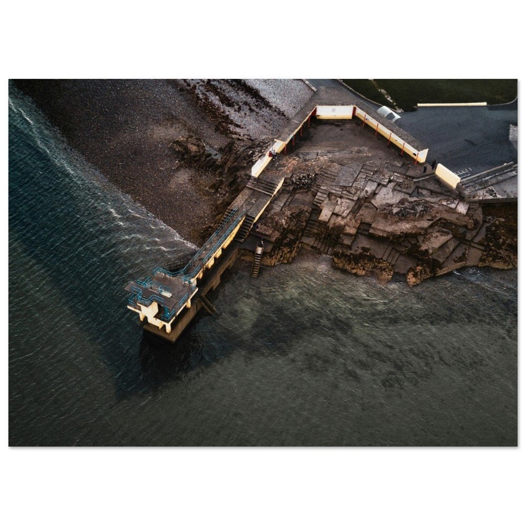 Aerial Photo of Blackrock Diving Board in Salthill, Galway. - Etsy