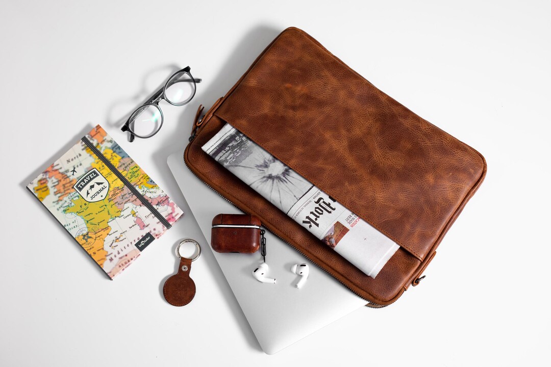 Custom MacBook Case, Leather Laptop Bag, Apple iPad and MacBook Bag ...