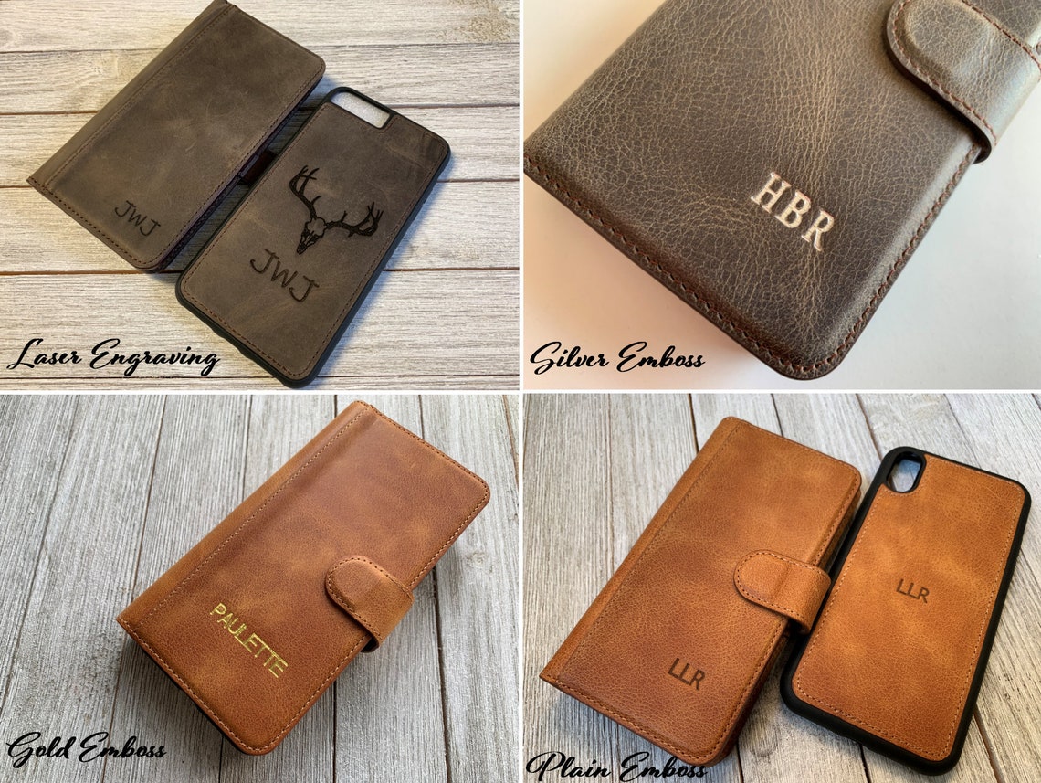Leather Custom Service Monogram Personalization - Etsy