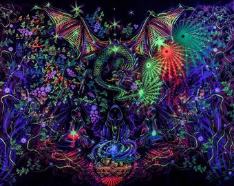 Trippy tapestry | Etsy