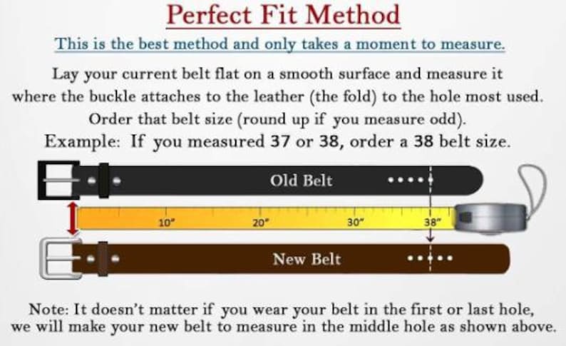 1.5" Buffalo Leather Belt Strap: Full Grain Replacement, Handmade in ...